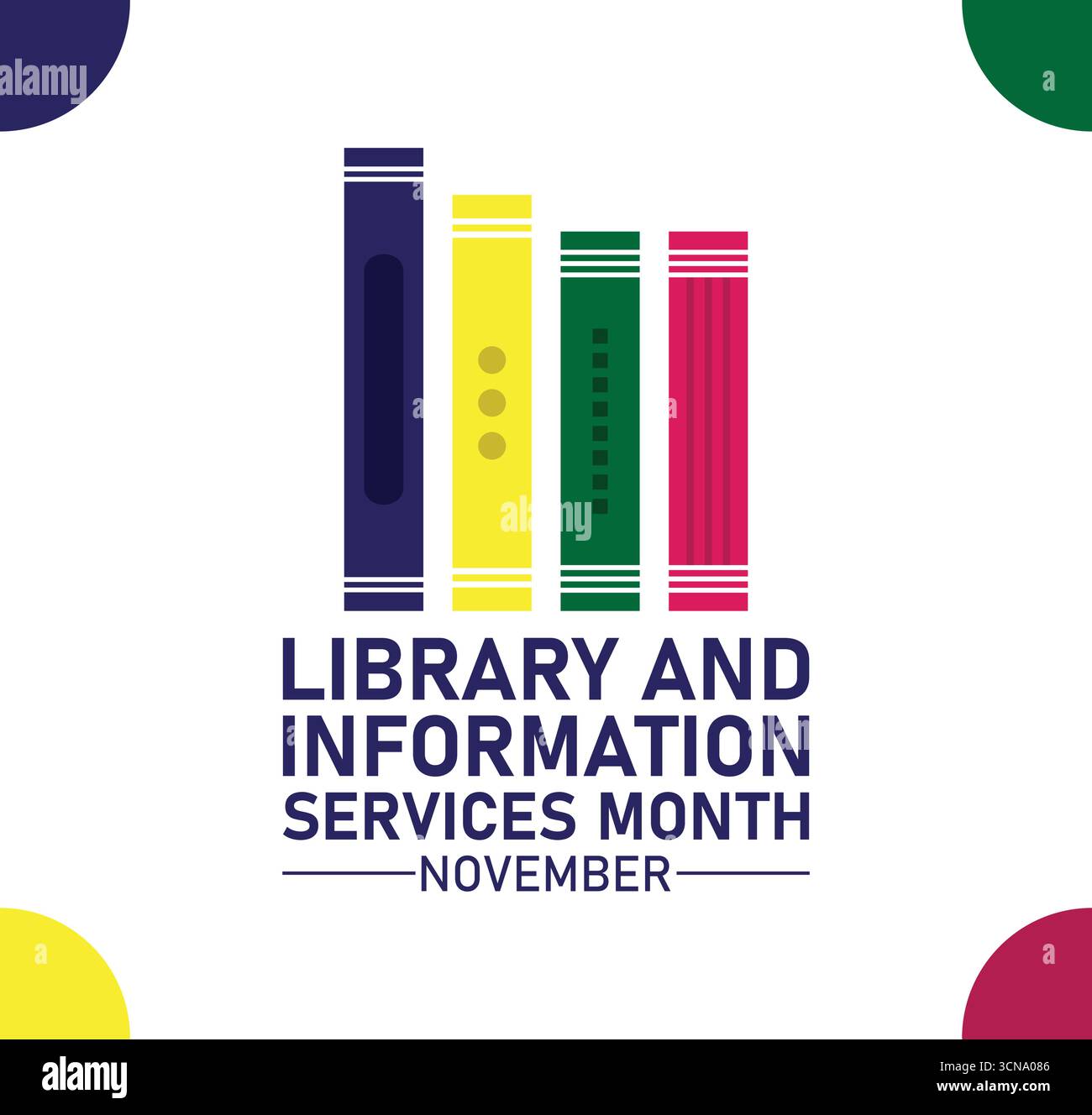 Library And Information Services Month November. banner for social ...