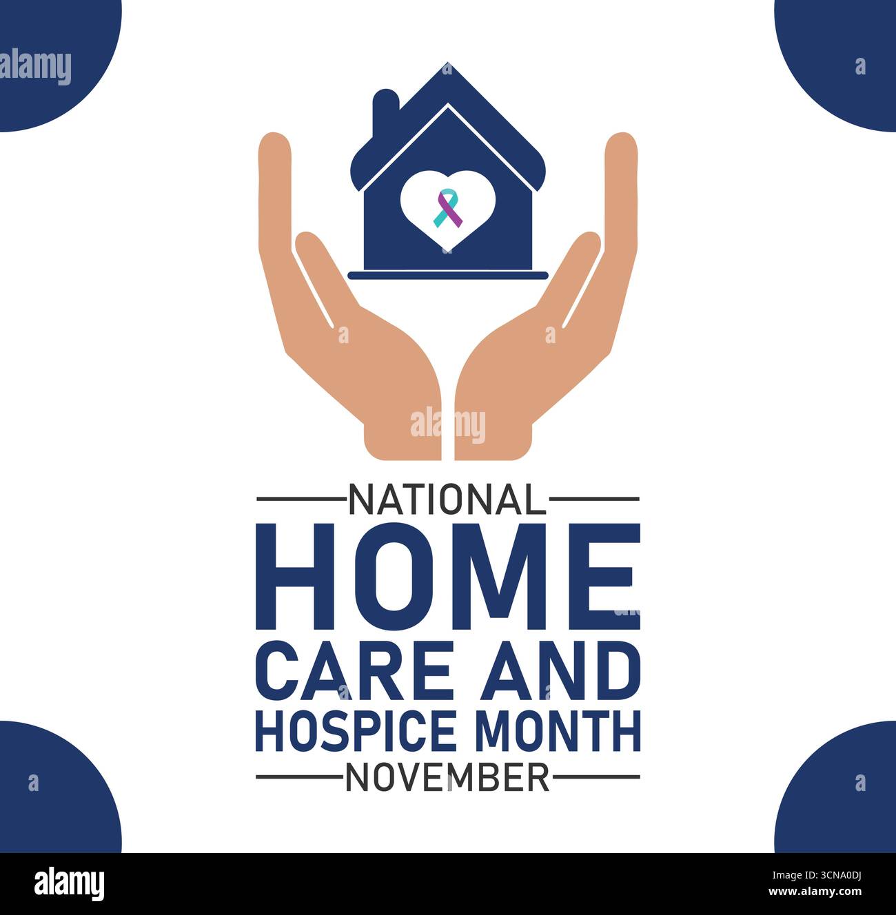 National Home Care And Hospice Month November. banner for social media ...