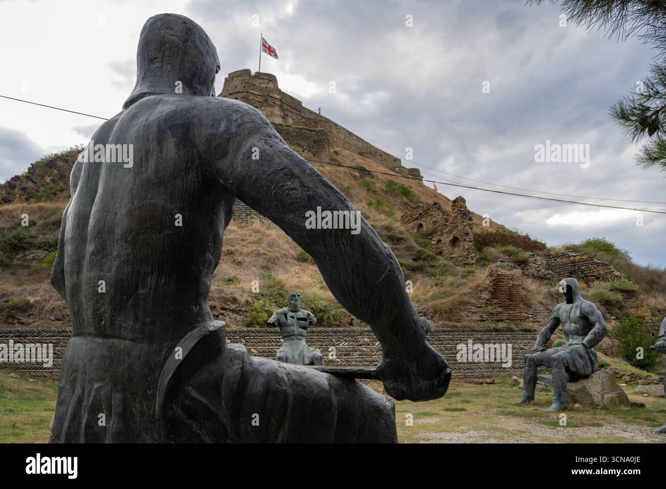 Gori, Georgia. September 9th 2025. Sculptures of Memorial of Georgian ...