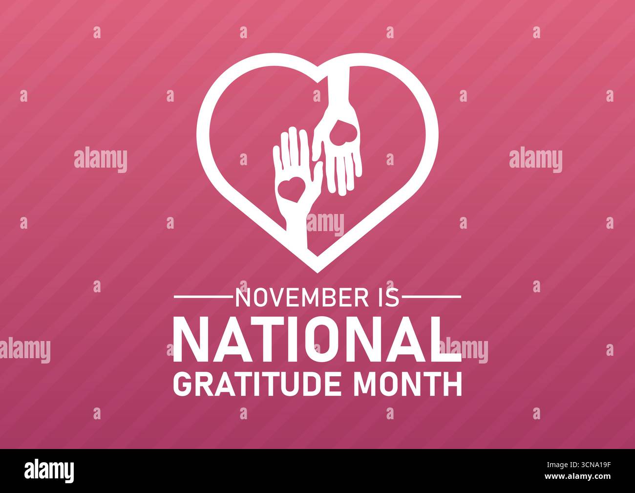 November Is National Gratitude Month. Background, poster, postcard ...