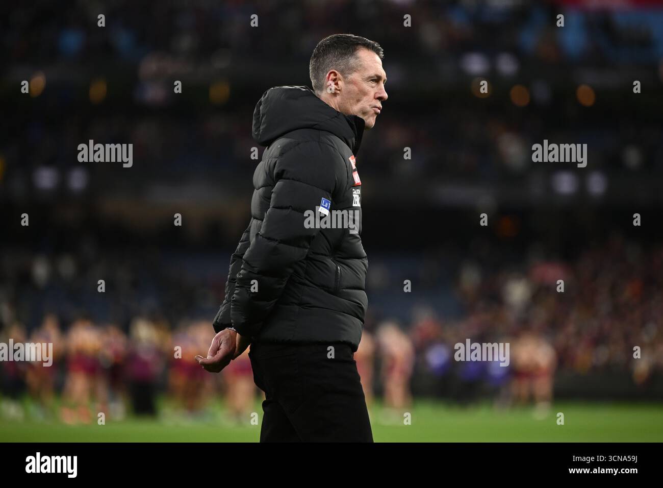 Collingwood Magpies head coach Craig McRae following the AFL ...