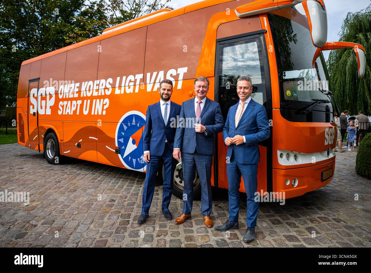 KESTEREN - List leader Chris Stoffer before his speech at the SGP ...