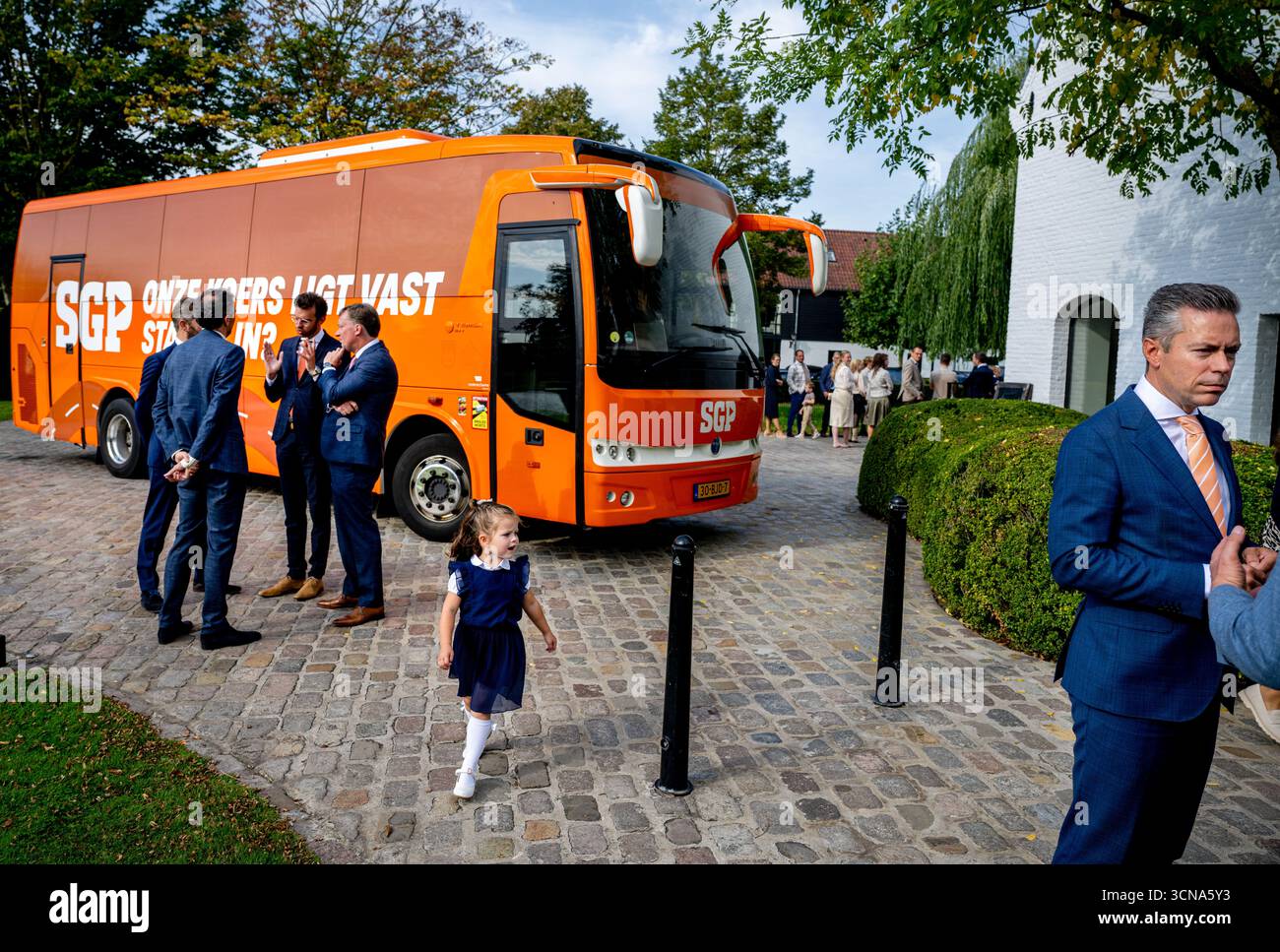 KESTEREN - List leader Chris Stoffer before his speech at the SGP ...