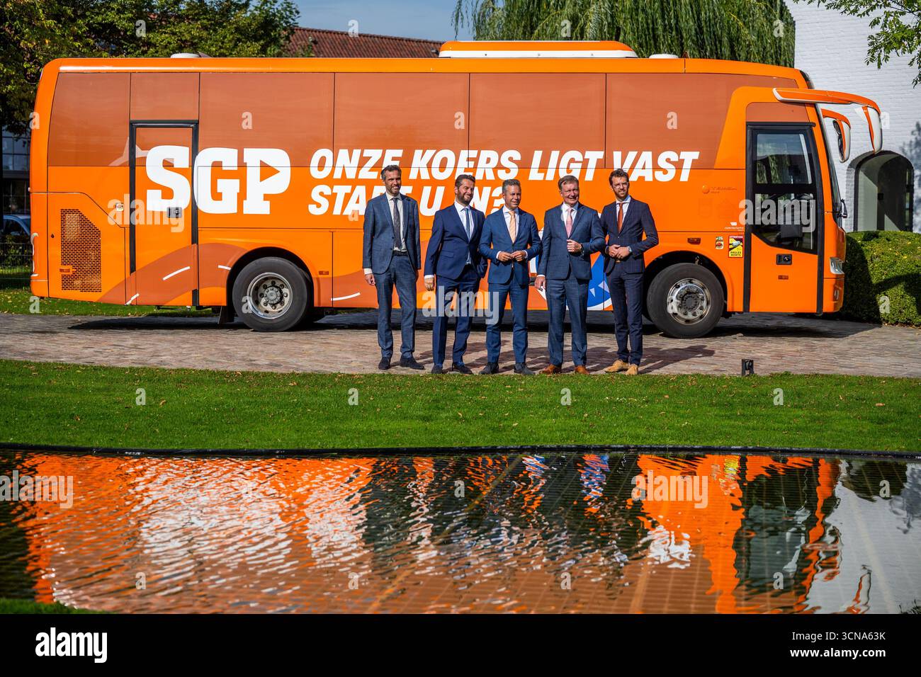 KESTEREN - List leader Chris Stoffer before his speech at the SGP ...