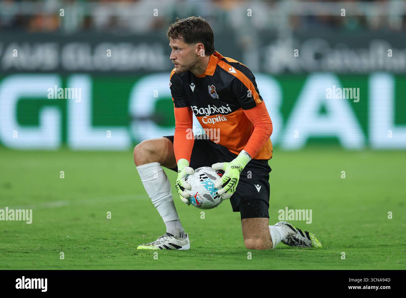 Alex Remiro of Real Sociedad during the La Liga EA Sports match between ...