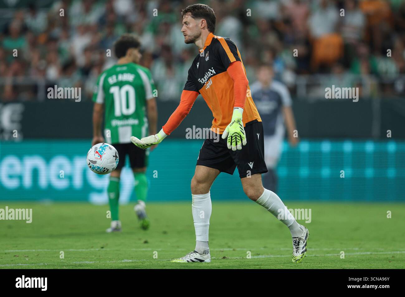 Alex Remiro of Real Sociedad during the La Liga EA Sports match between ...