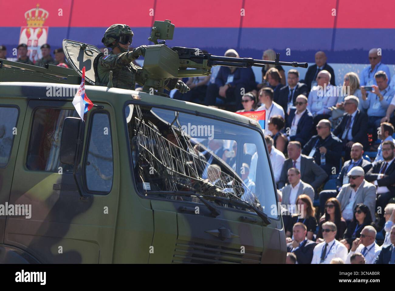 Serbian Army soldiers perform during a military parade in Belgrade ...