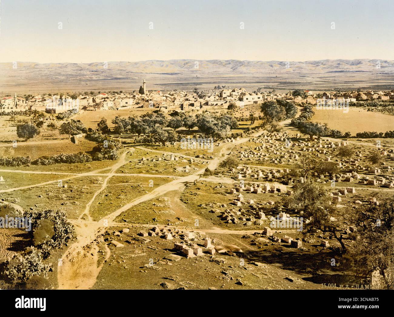 View from Tower of the Forty Martyrs, Ramleh, Holy Land, ca. 1895 ...