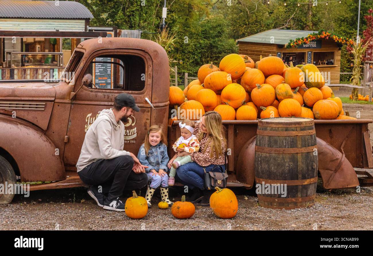 tulleys Farm West Sussex England 20 Sep 2025 The seasonal Pumpkin ...