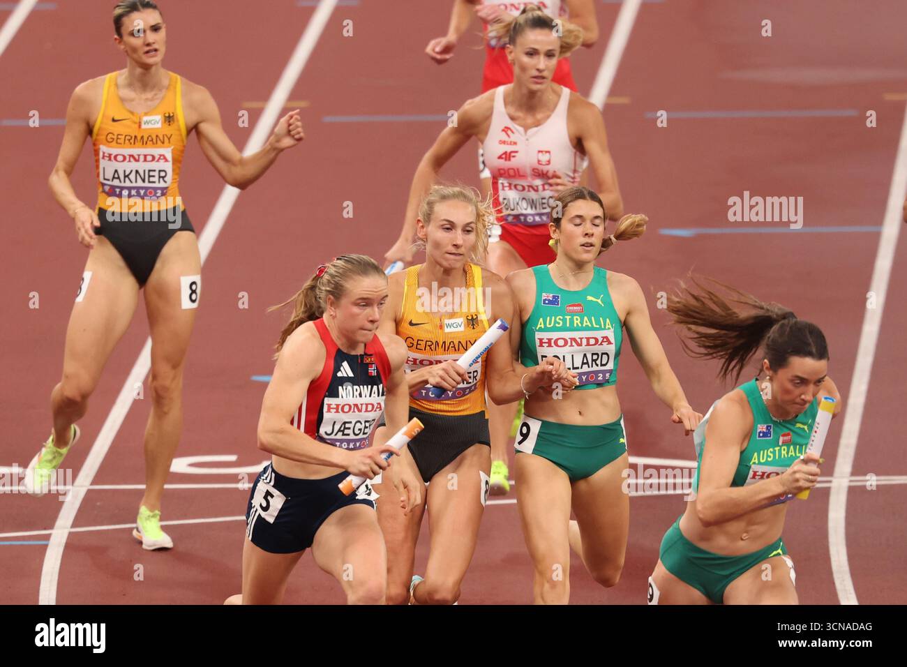 Tokio, Japan. 20th Sep, 2025. Athletics: World Championships, 4x400 ...