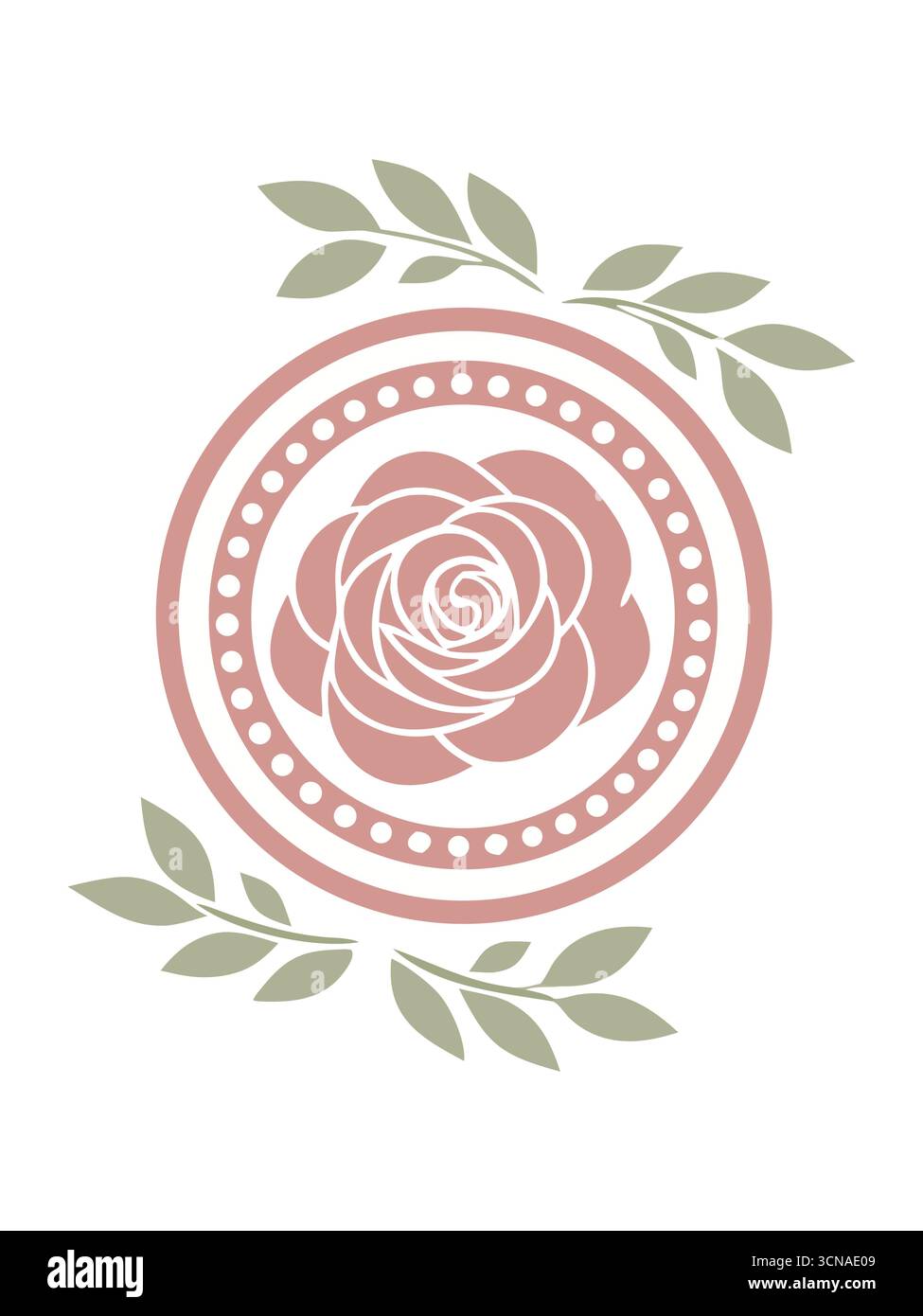 Dusty floral Stock Vector Images - Alamy