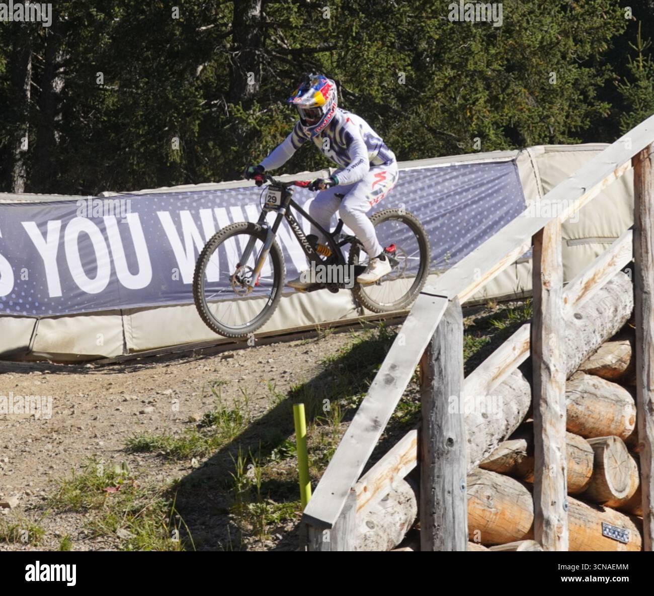 BRUNI Loic SPECIALIZED GRAVITY during the Men Lenzerheide Downhill race ...