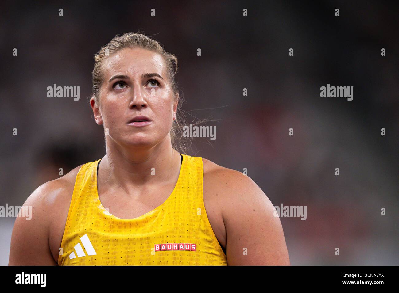 250920 Fanny Roos of Sweden competes in women's shot put final during ...