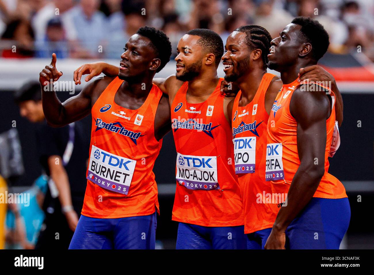 team of the Netherlands, Nsikak Ekpo and Taymir Burnet and Xavi Mo-Ajok and Elvis Afrifa ...