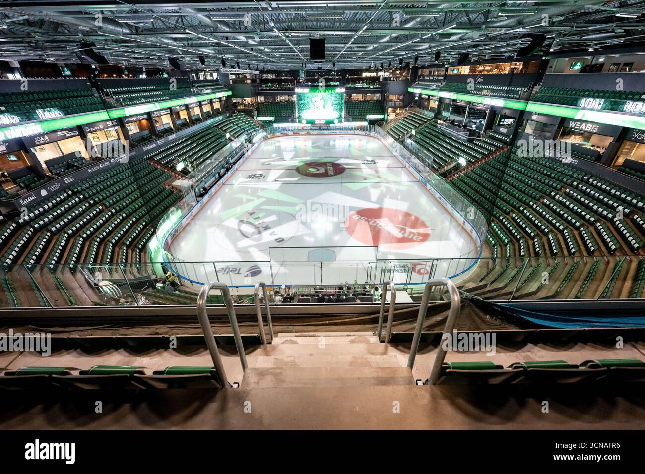 250920 Interiör Catena Arena inför ishockeymatchen i SHL mellan Rögle ...