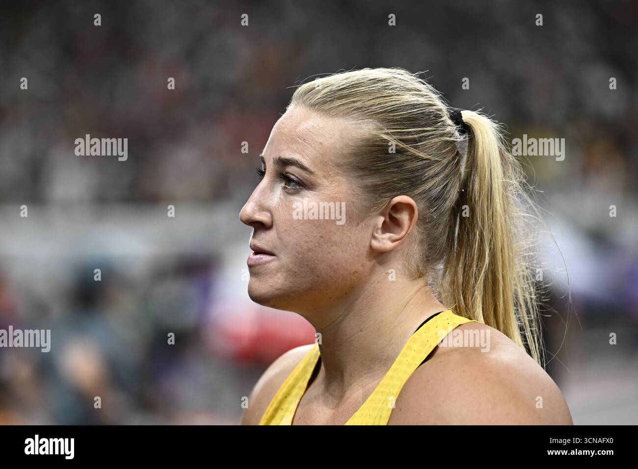 TOKYO, JAPAN 20250920Sweden's Fanny Roos in the shot put final during ...
