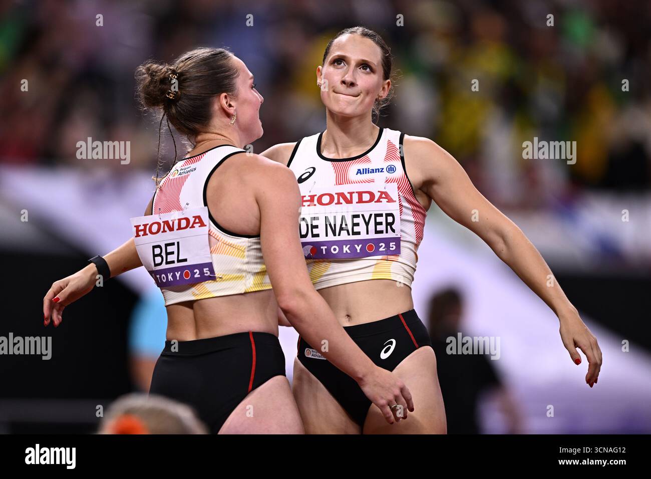 Belgian Rani Vincke and Belgian Janie De Naeyer pictured during the ...