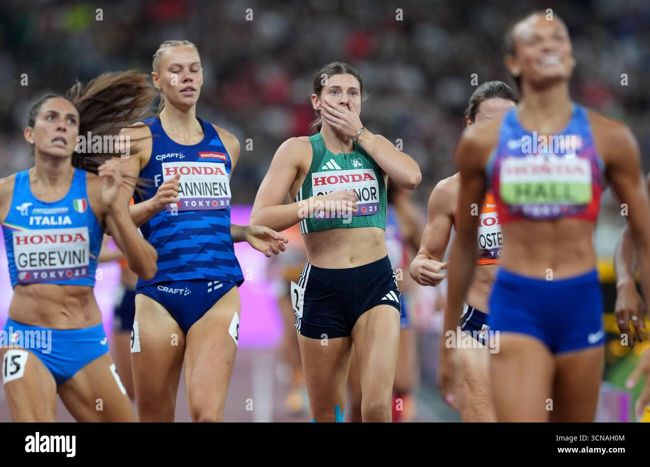 Ireland's Kate O'Connor during the Women's Heptathlon 800 Metres on day ...