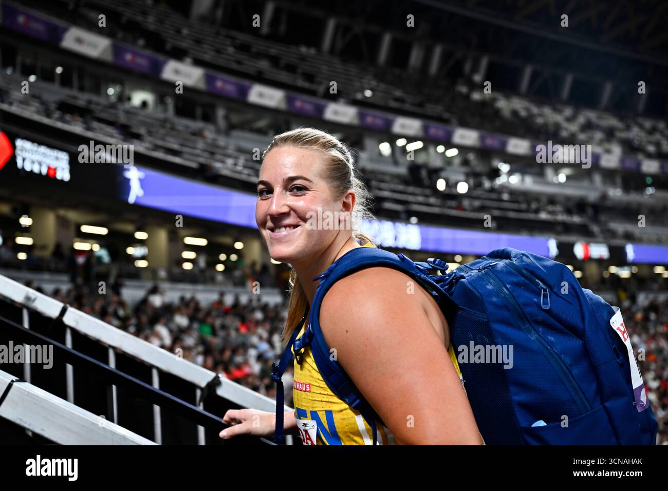 TOKYO, JAPAN 20250920Sweden's Fanny Roos in the shot put final during ...