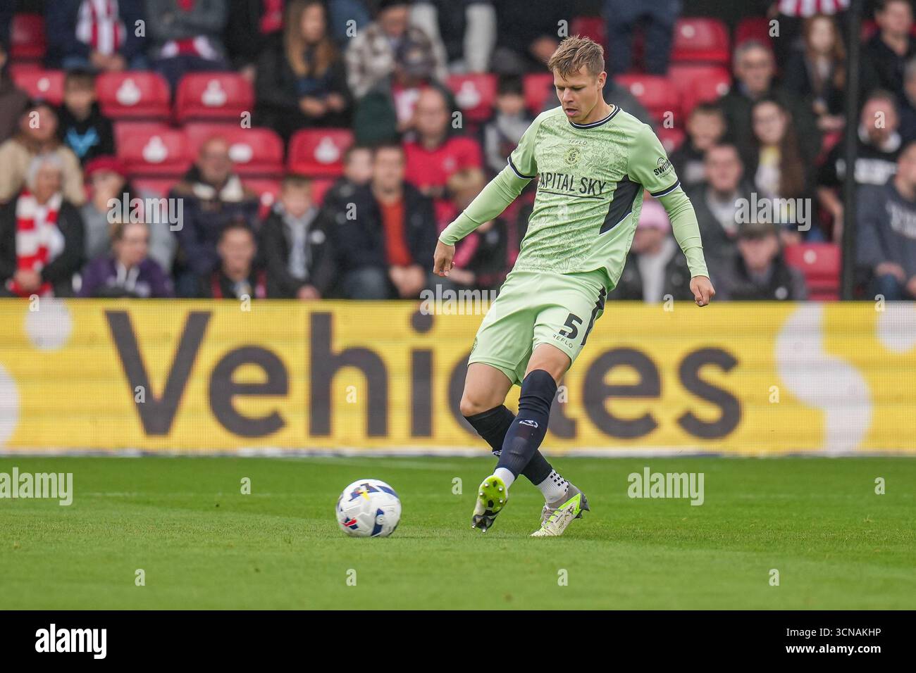 Mads Anderson (5) of Luton Town during the Sky Bet League 1 match ...