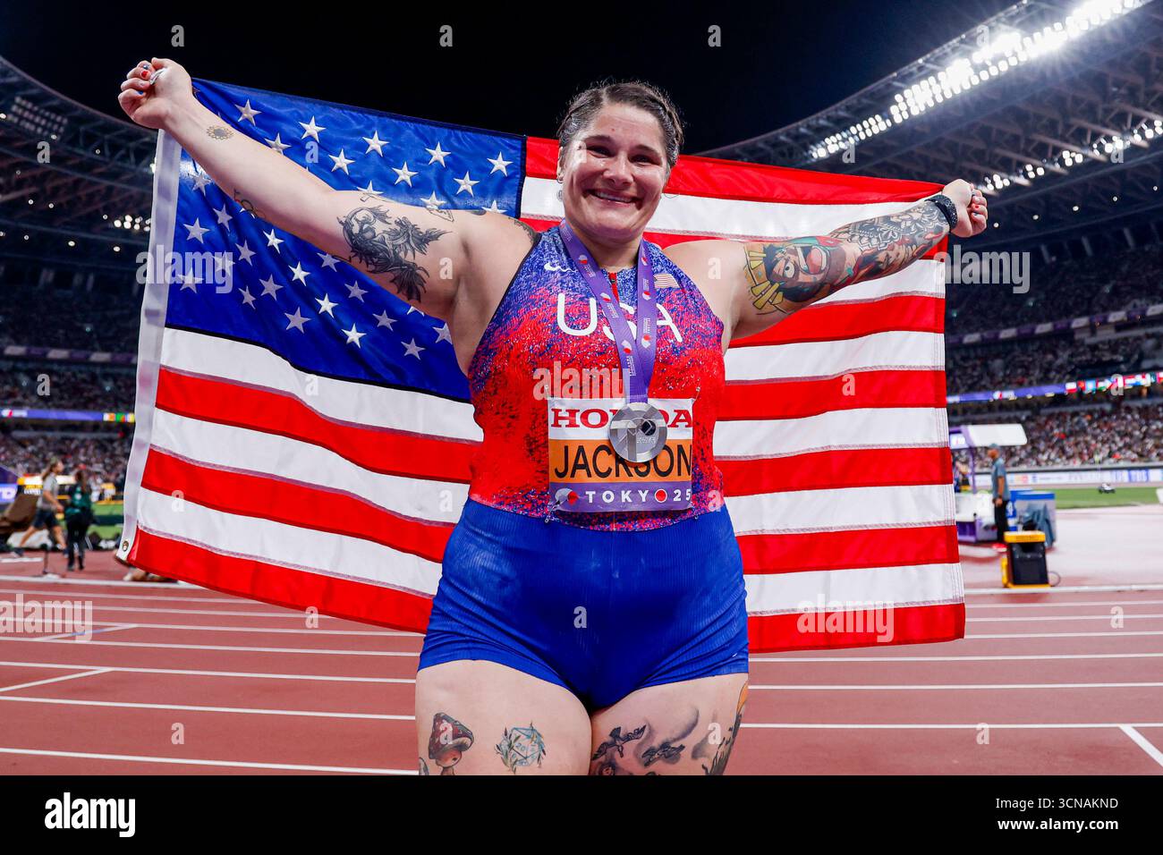 second and silver medal Chase Jackson of United States of America ...