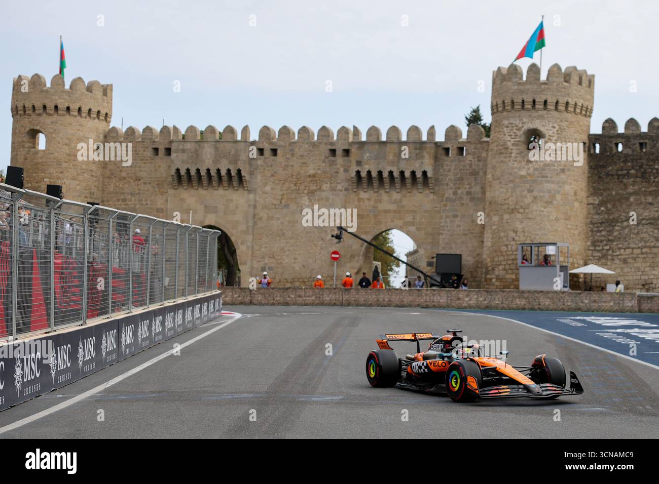 Azerbaijan GP F1 2025 on September 19 2025 at Baku, Azerbaijan - Formula 1 during Free Practice ...