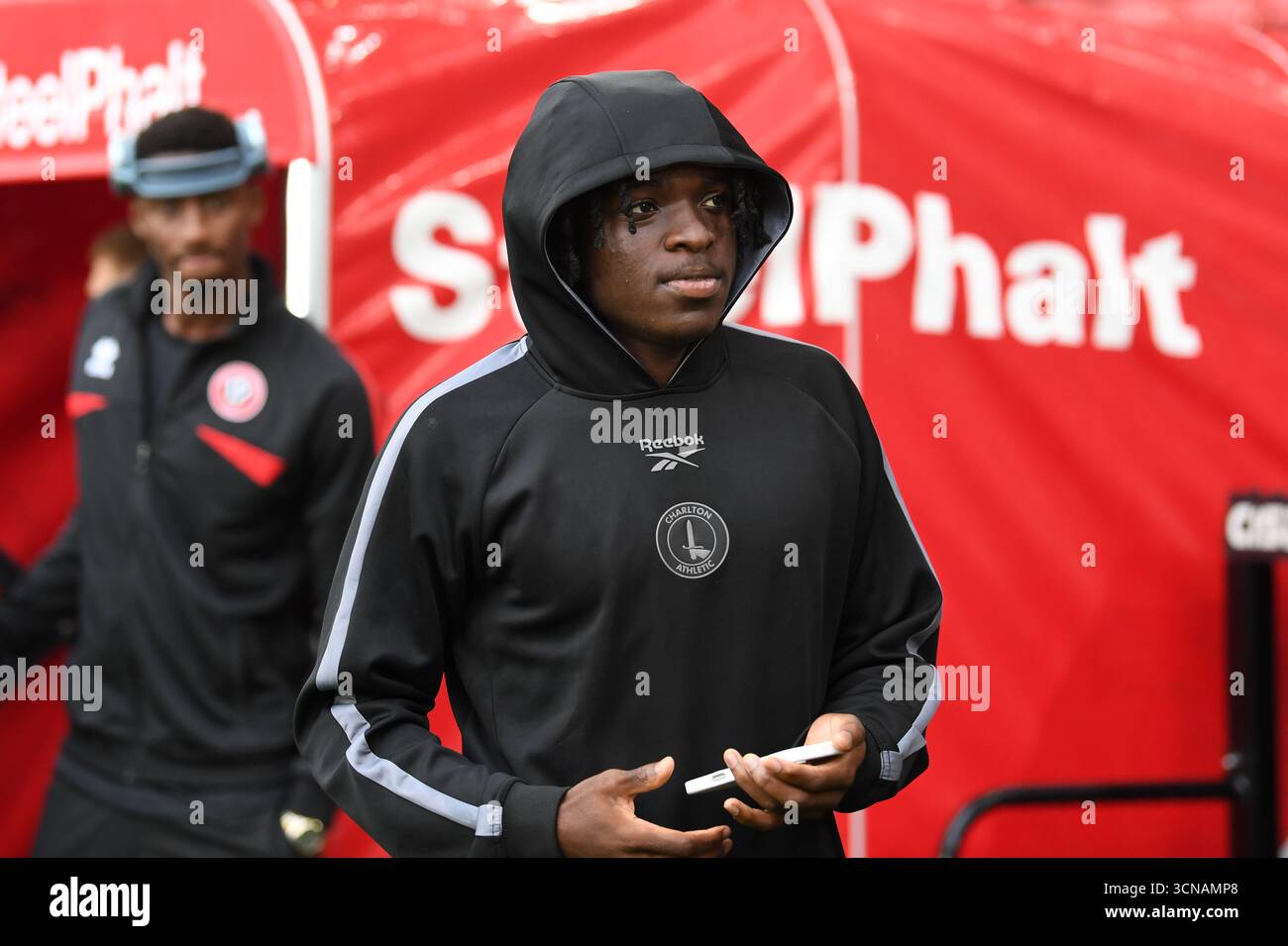 Sheffield, England. 20th Sep 2025. Tyreece Campbell before the Sky Bet ...