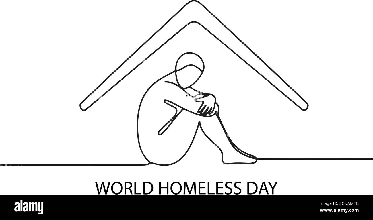 Homeless and empathy Stock Vector Images - Alamy