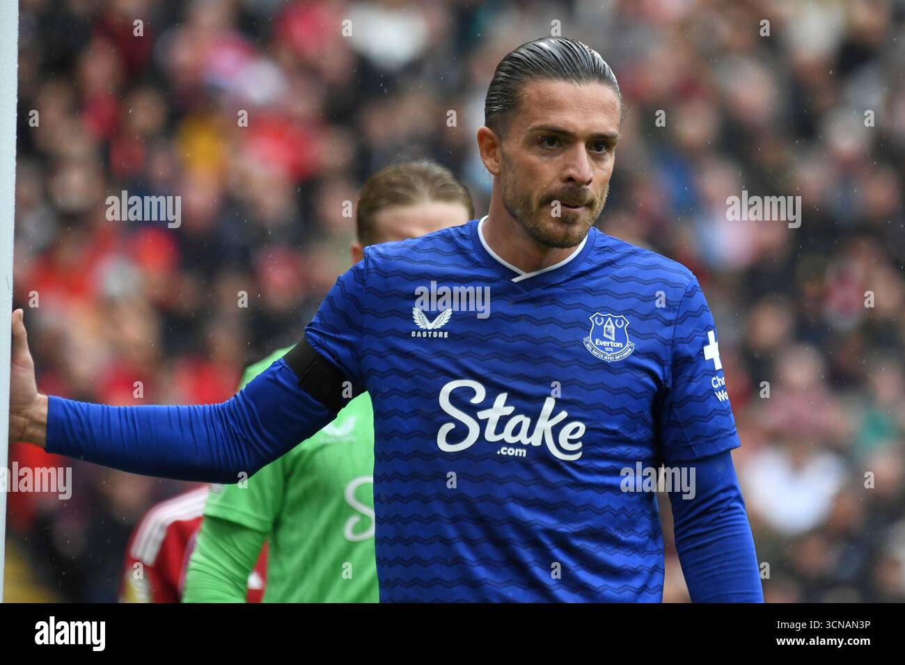Everton's Jack Grealish during the English Premier League soccer match ...