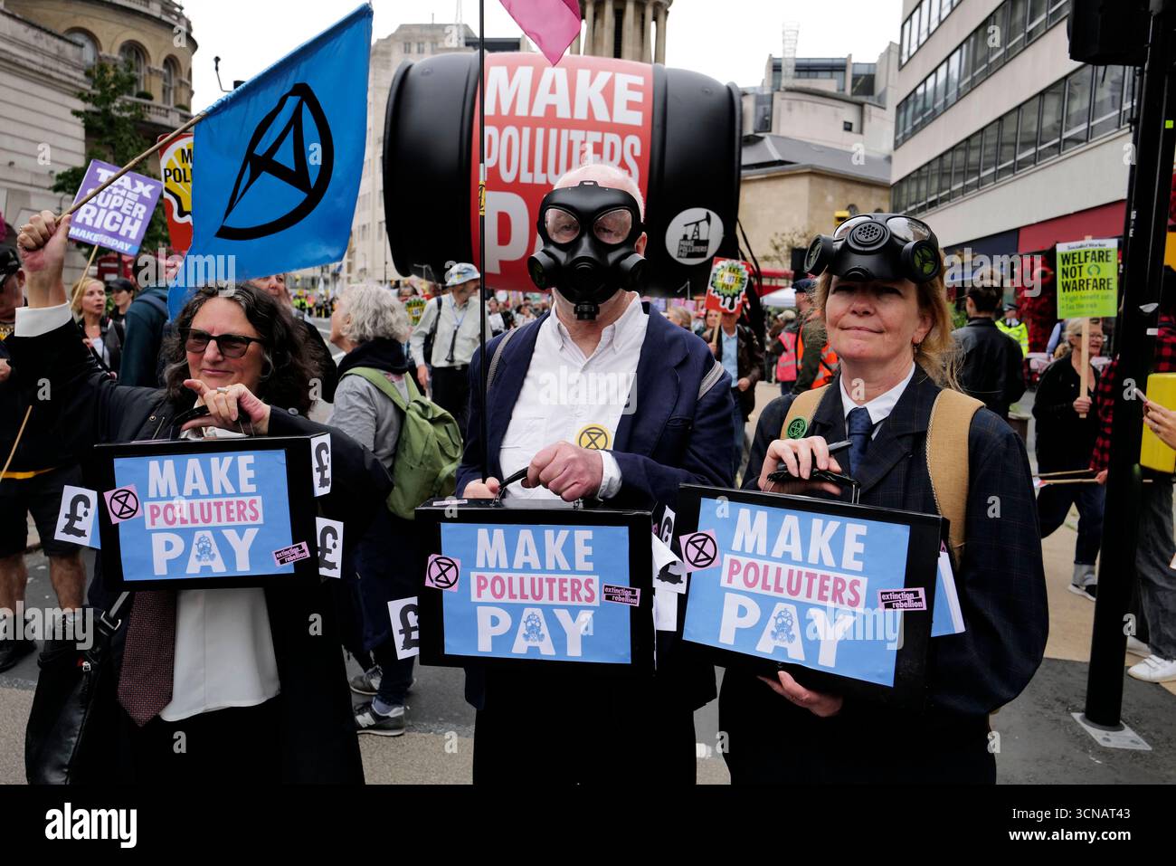 RECORD DATE NOT STATED Make Them Pay march in London A coalition of ...