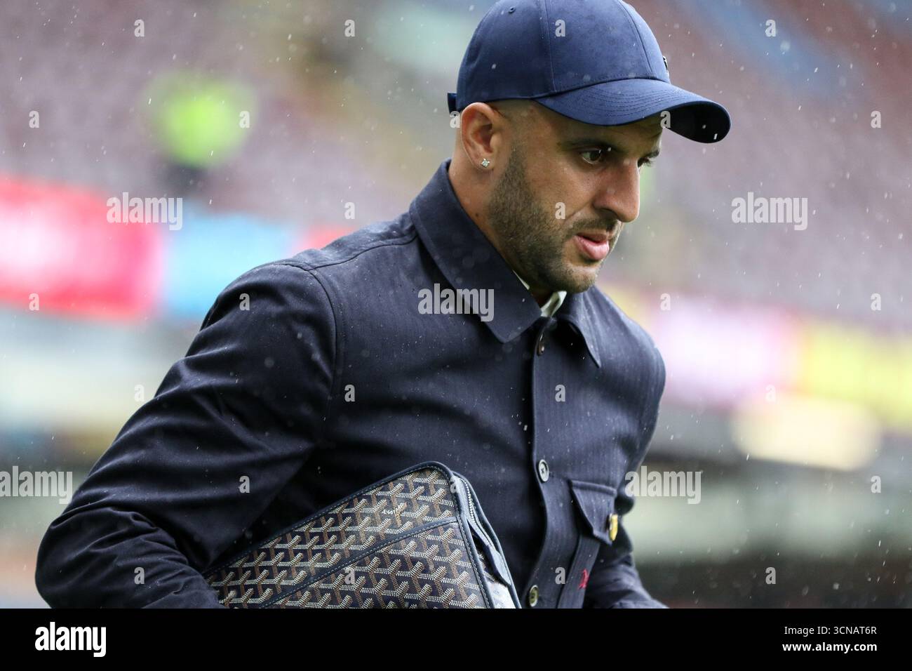 Kyle Walker (2 Burnley) arrives before the Premier League match between ...