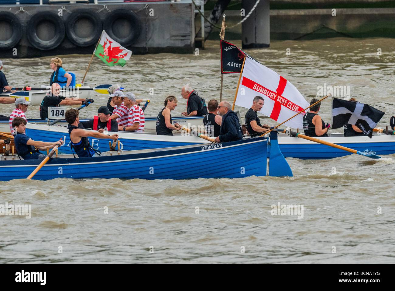 London, UK. 20 Sep 2025. The Great River Race on the River Thames, part ...