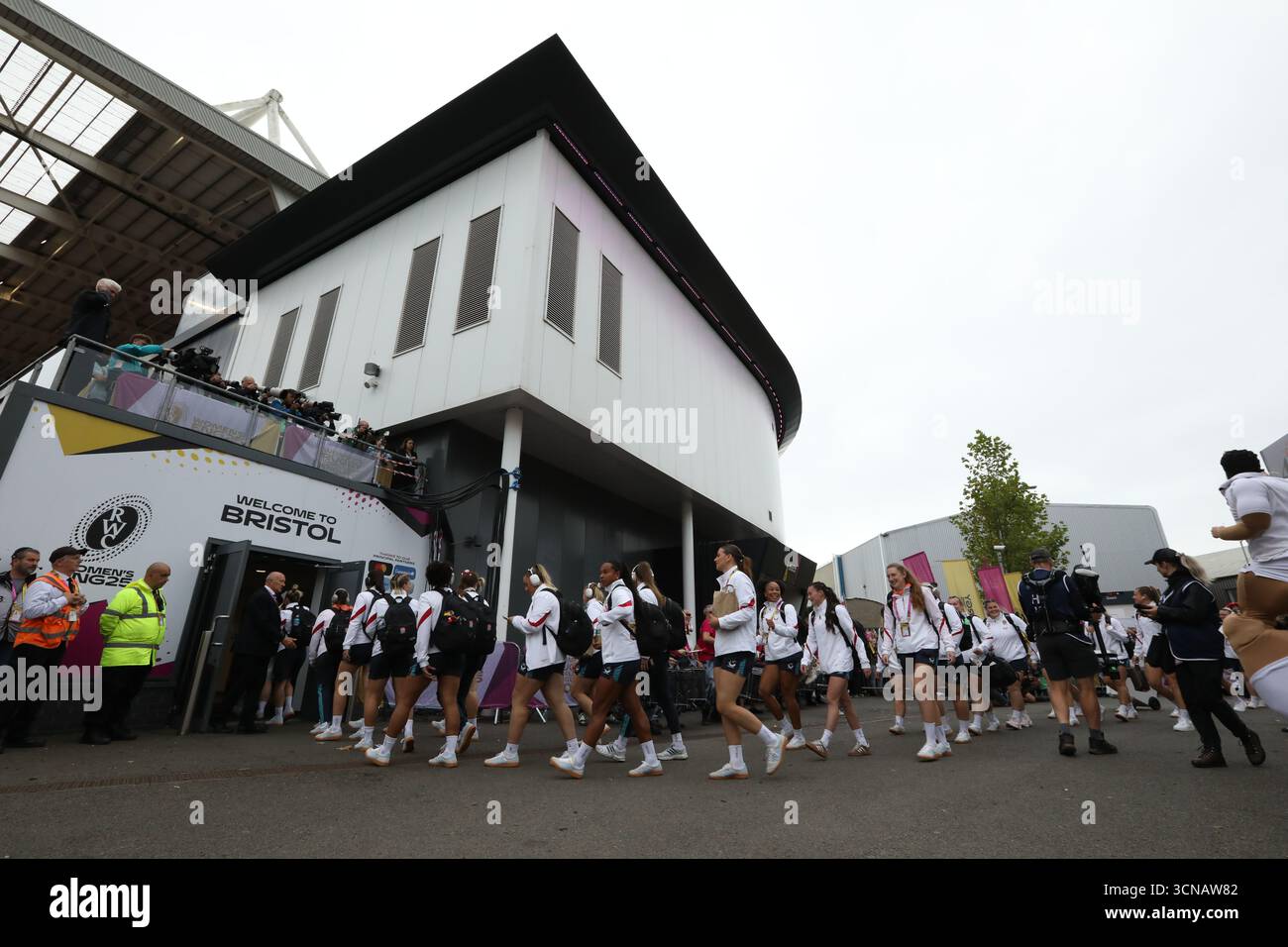 Bristol, United Kingdom. Sat 20th Sept 2025. The England Rugby team ...