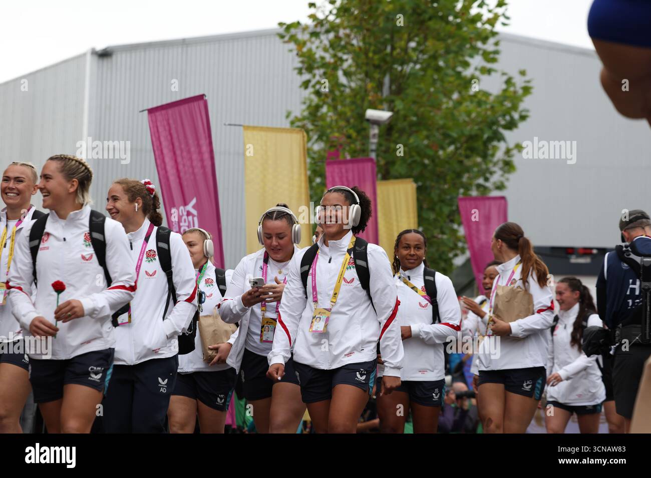 Bristol, United Kingdom. Sat 20th Sept 2025. The England Rugby team ...