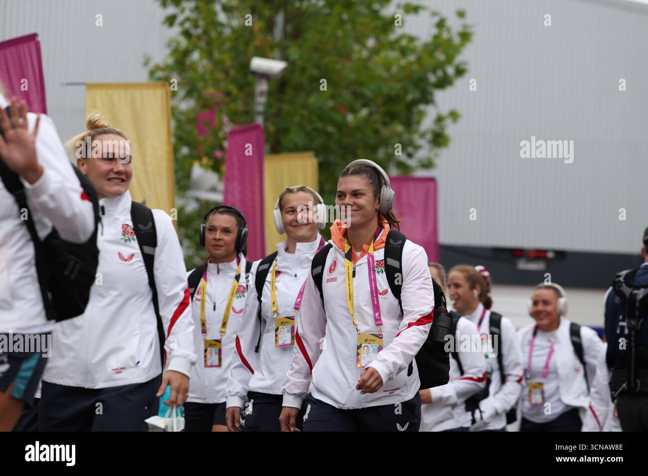 Bristol, United Kingdom. Sat 20th Sept 2025. Helena Rowland of England Rugby arrives at the ...
