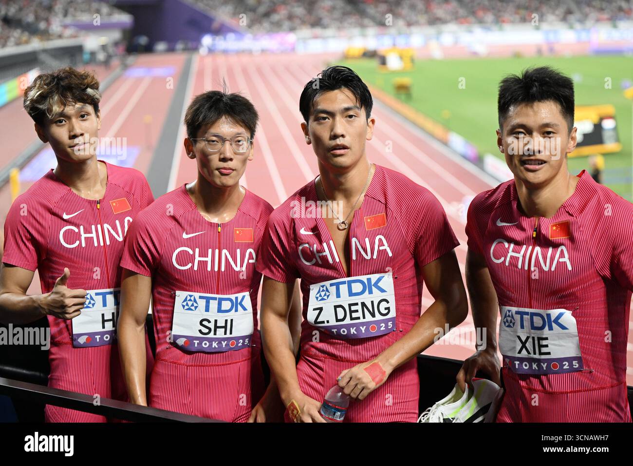 China team group, (L-R) Jinxian HE, Junhao SHI, Zhijian DENG, Zhenye ...
