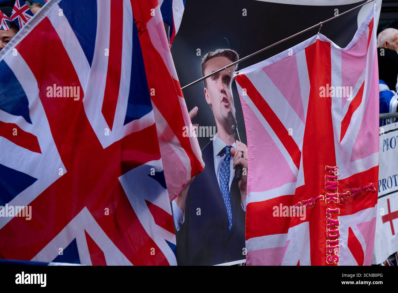 Glasgow, Scotland, UK. 20th Sept 2025. Demonstration organised by anti ...