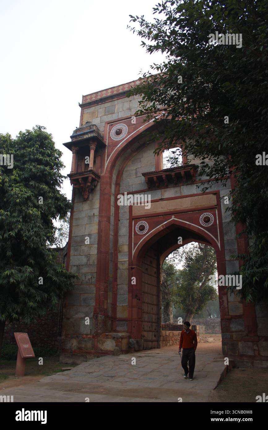 Entrance of humayun tomb hi-res stock photography and images - Alamy