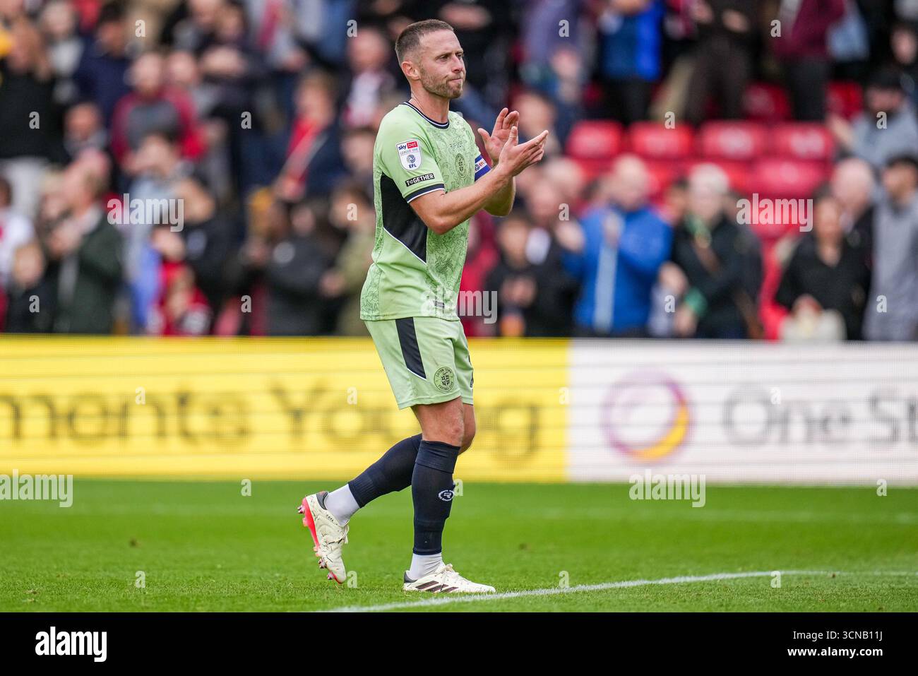 Jordan Clark (18) of Luton Town after the Sky Bet League 1 match ...