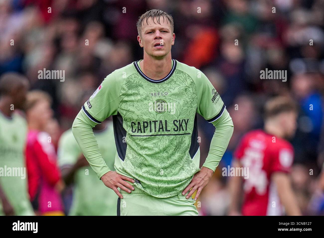 Mads Anderson (5) of Luton Town after the Sky Bet League 1 match ...