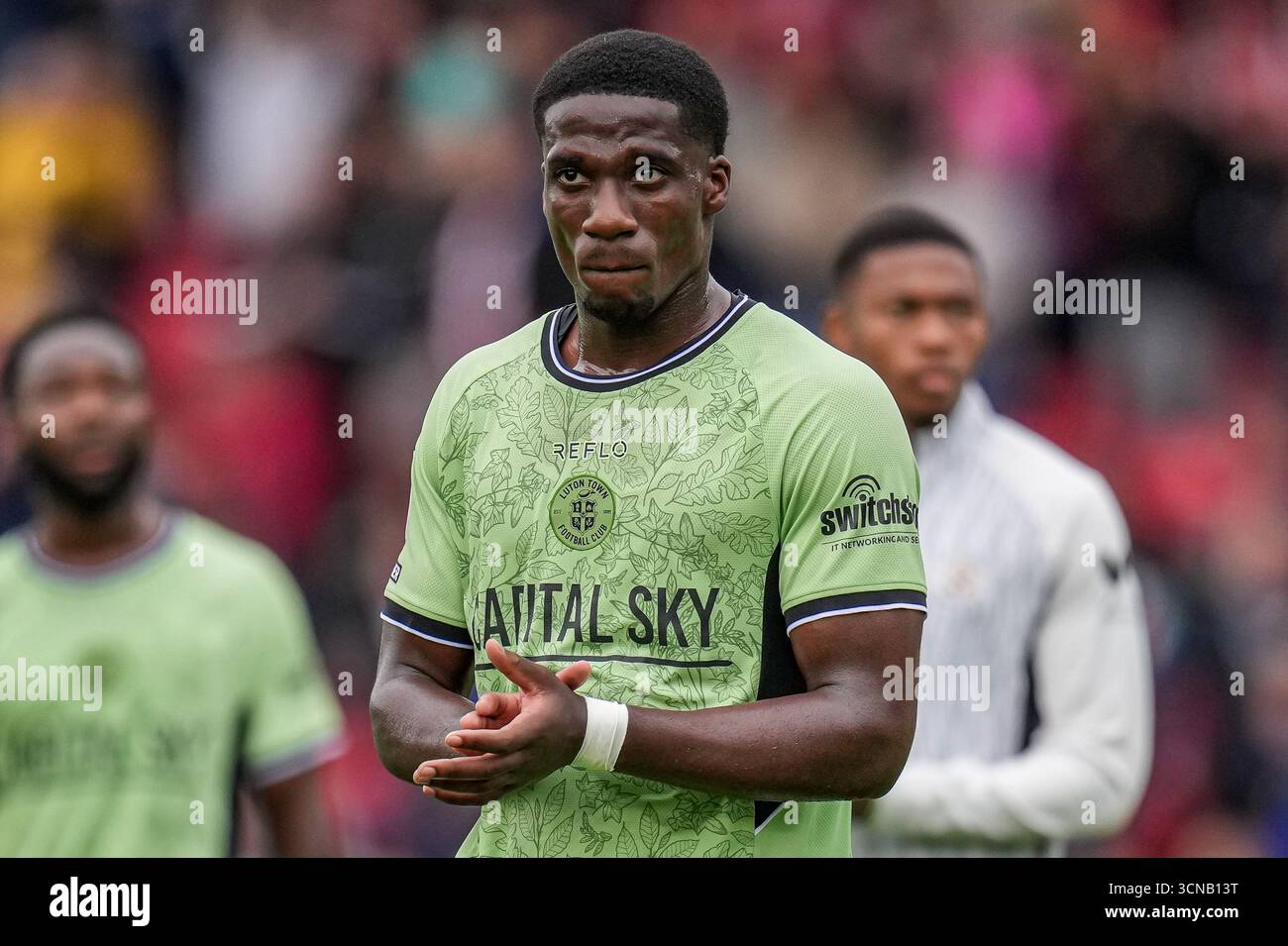 Joseph Gbode (31) of Luton Town during the Sky Bet League 1 match ...