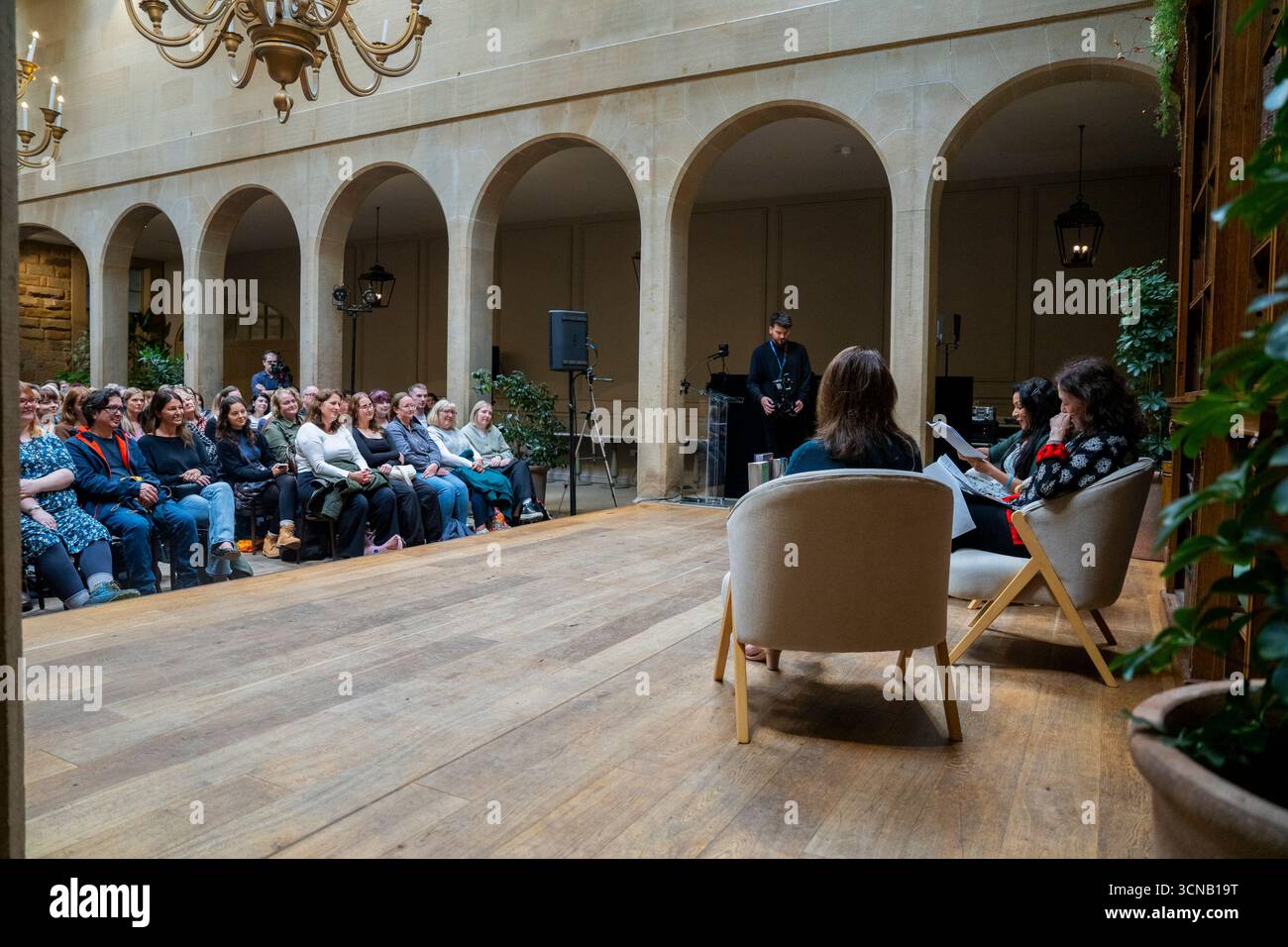 EDITORIAL USE ONLY Kathryn Drysdale, Suzi Feay, and Julia Quinn at The ...