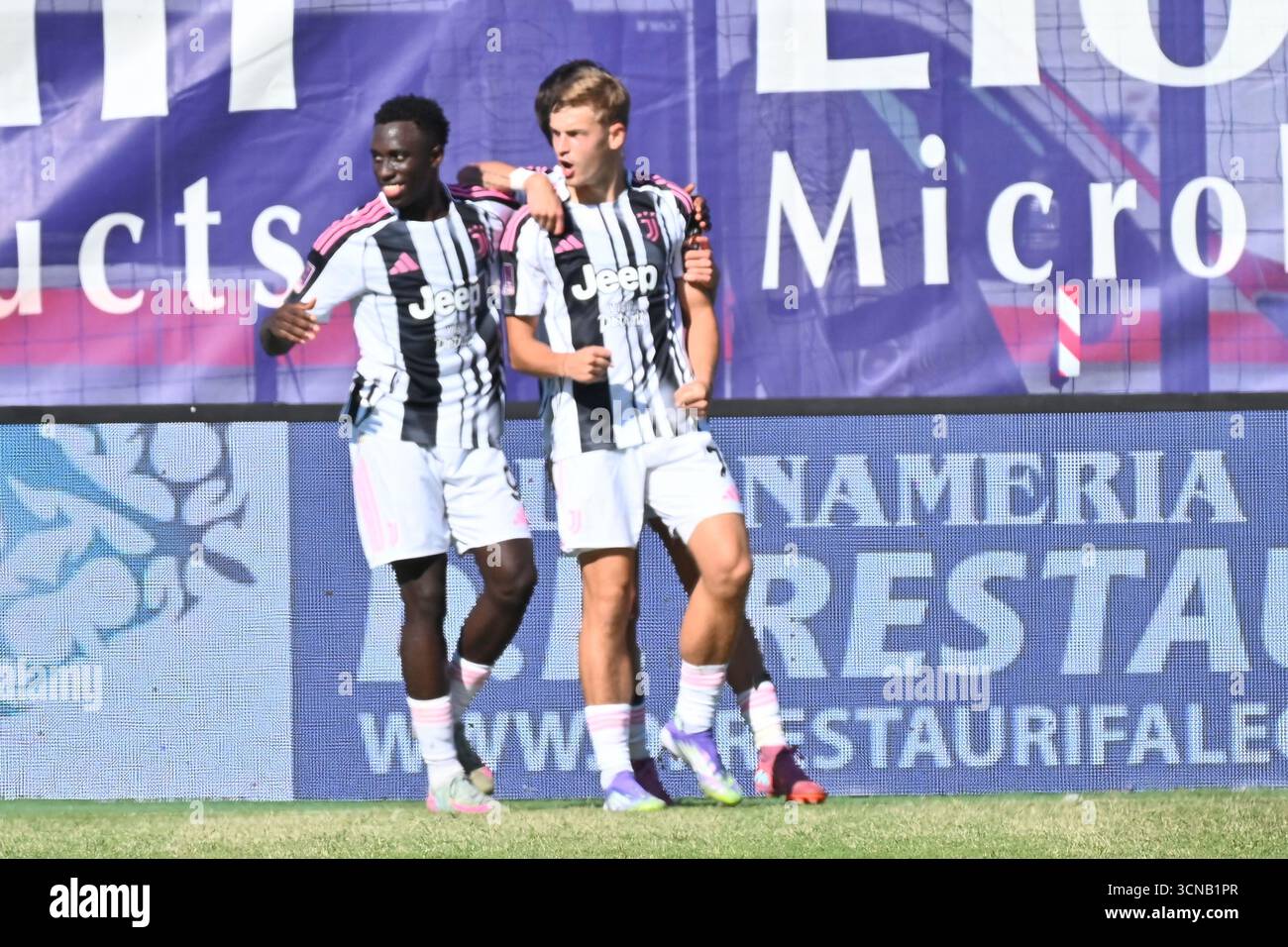 David Puczka of Juventus Next Gen is celebrating a goal during Serie C ...
