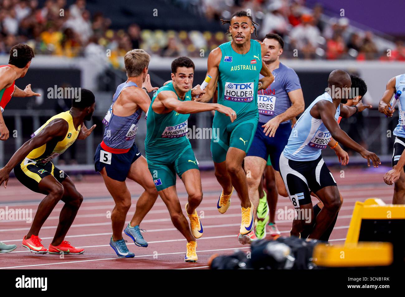 Reece Holder of Australia and Aiden Murphy of Australia during the Men ...