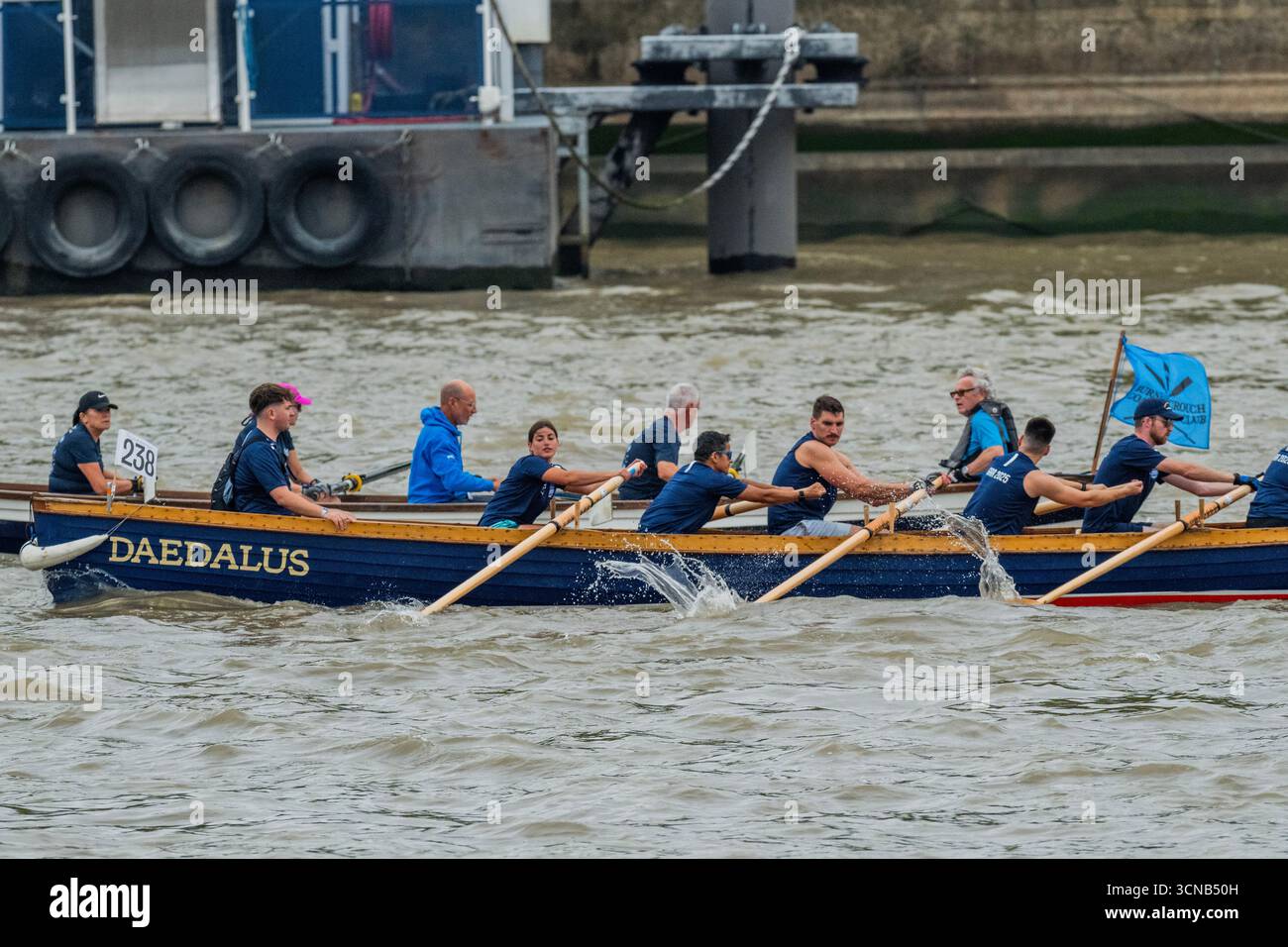 London, UK. 20 Sep 2025. The Great River Race on the River Thames, part ...