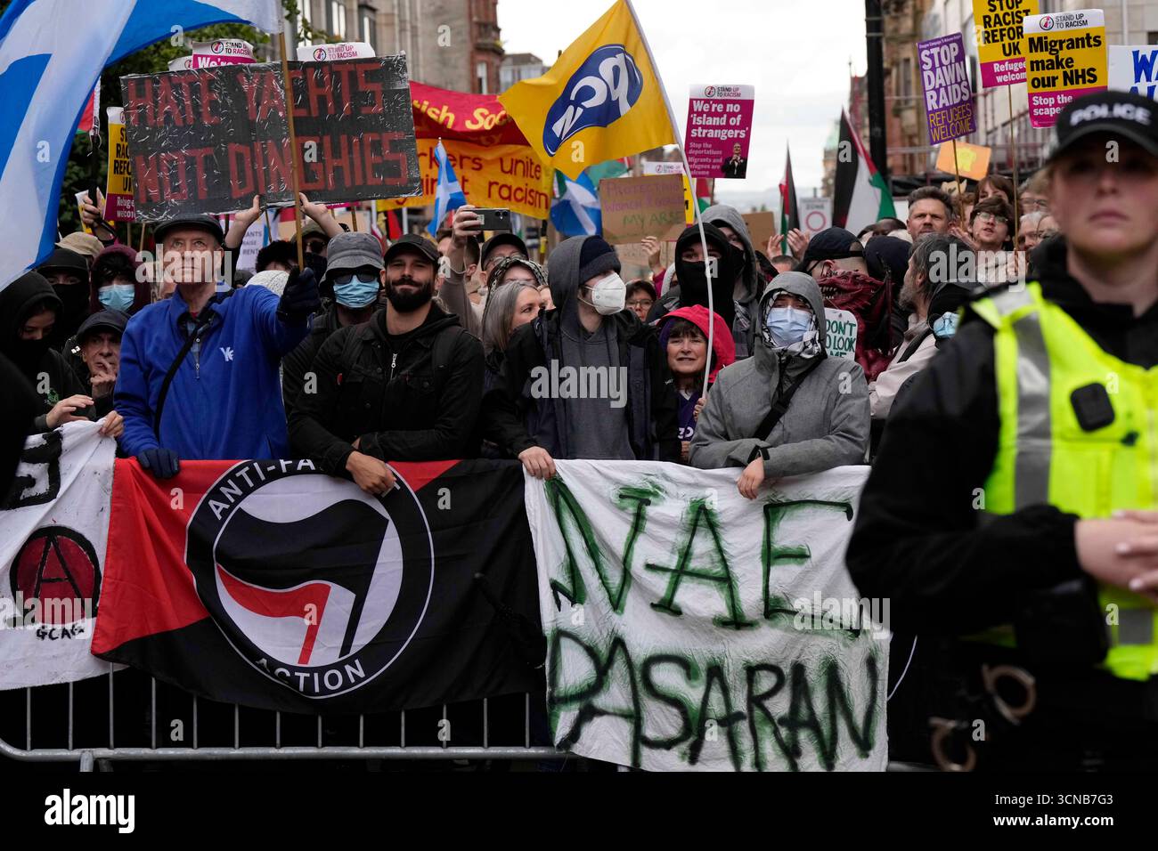 UK: Unity Rally Demonstration Buchanan Street Glasgow 20th September ...