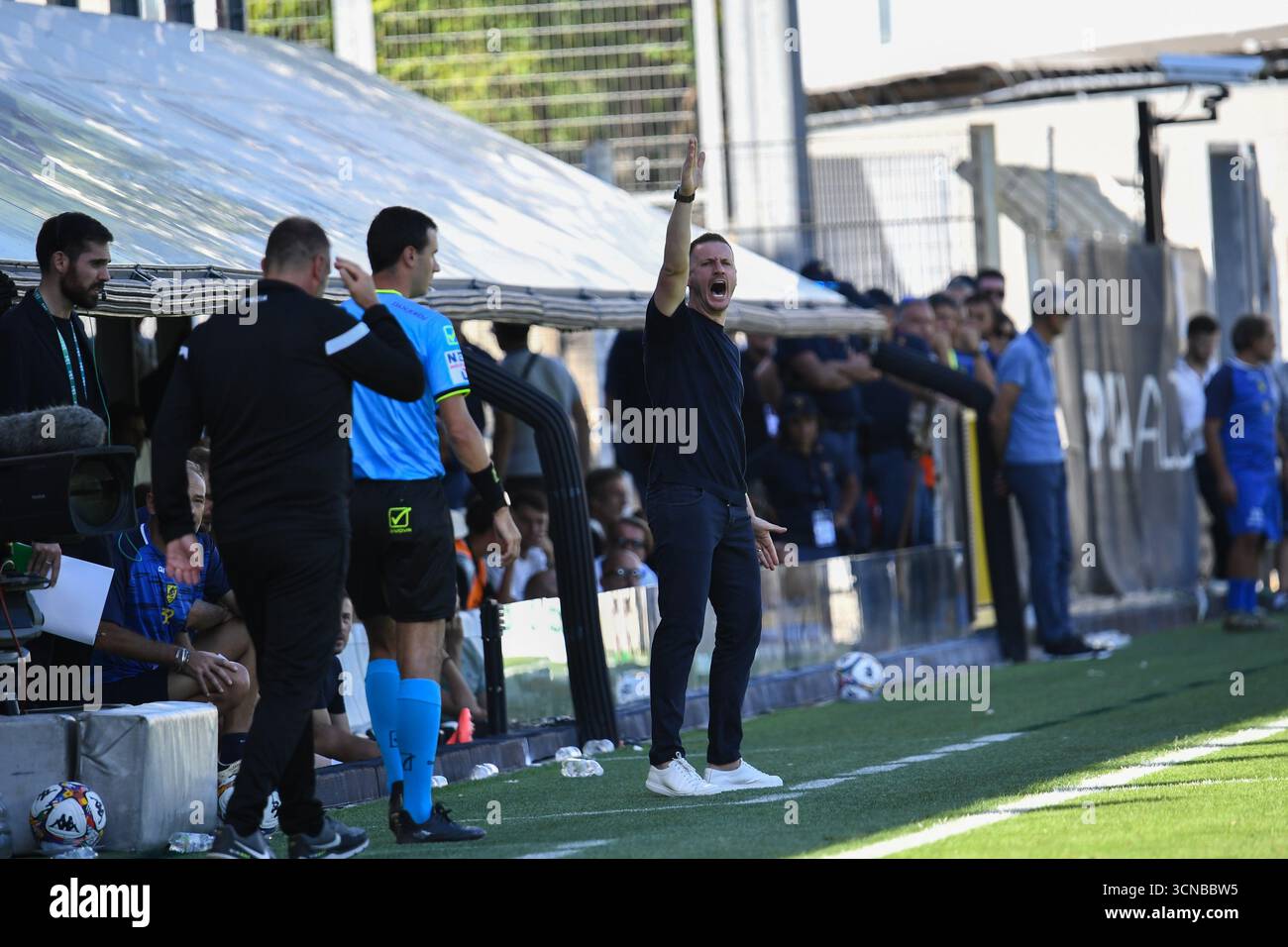 Head Coach Ignazio Abate (Juve Stabia) during Spezia Calcio vs SS Juve ...