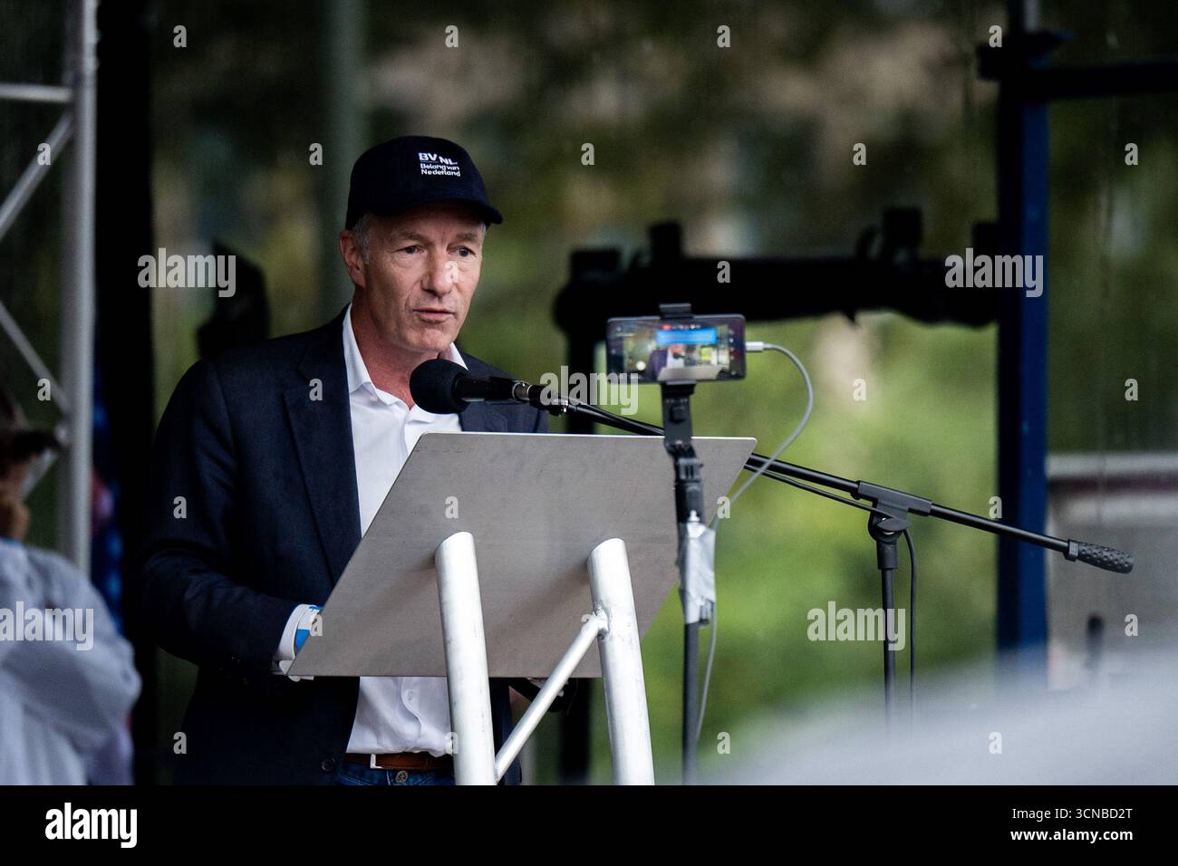 THE HAGUE - Wybren van Haga protests against the current asylum policy ...