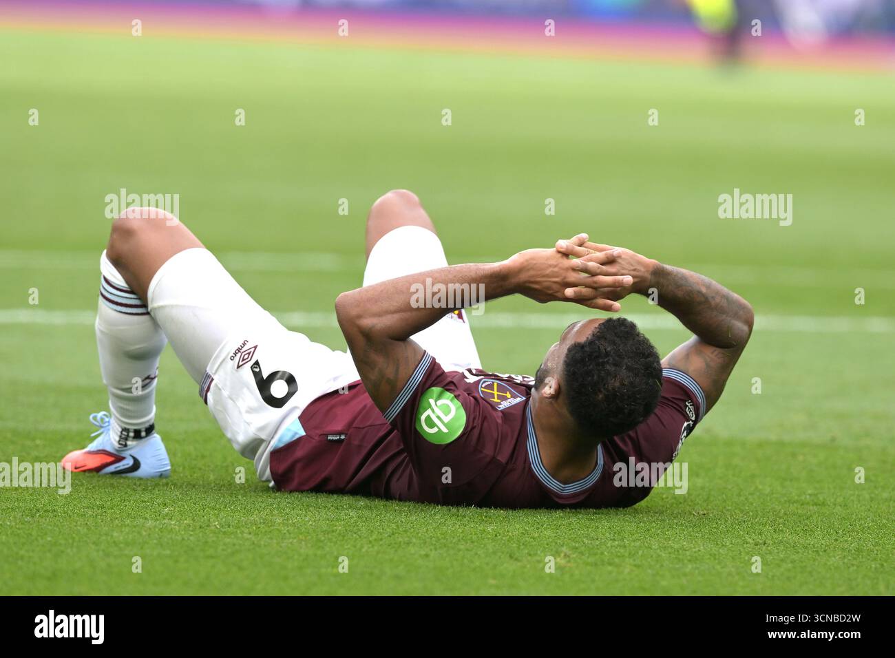 London UK 20th Sep 2025. Callum Wilson of West Ham United after missing ...