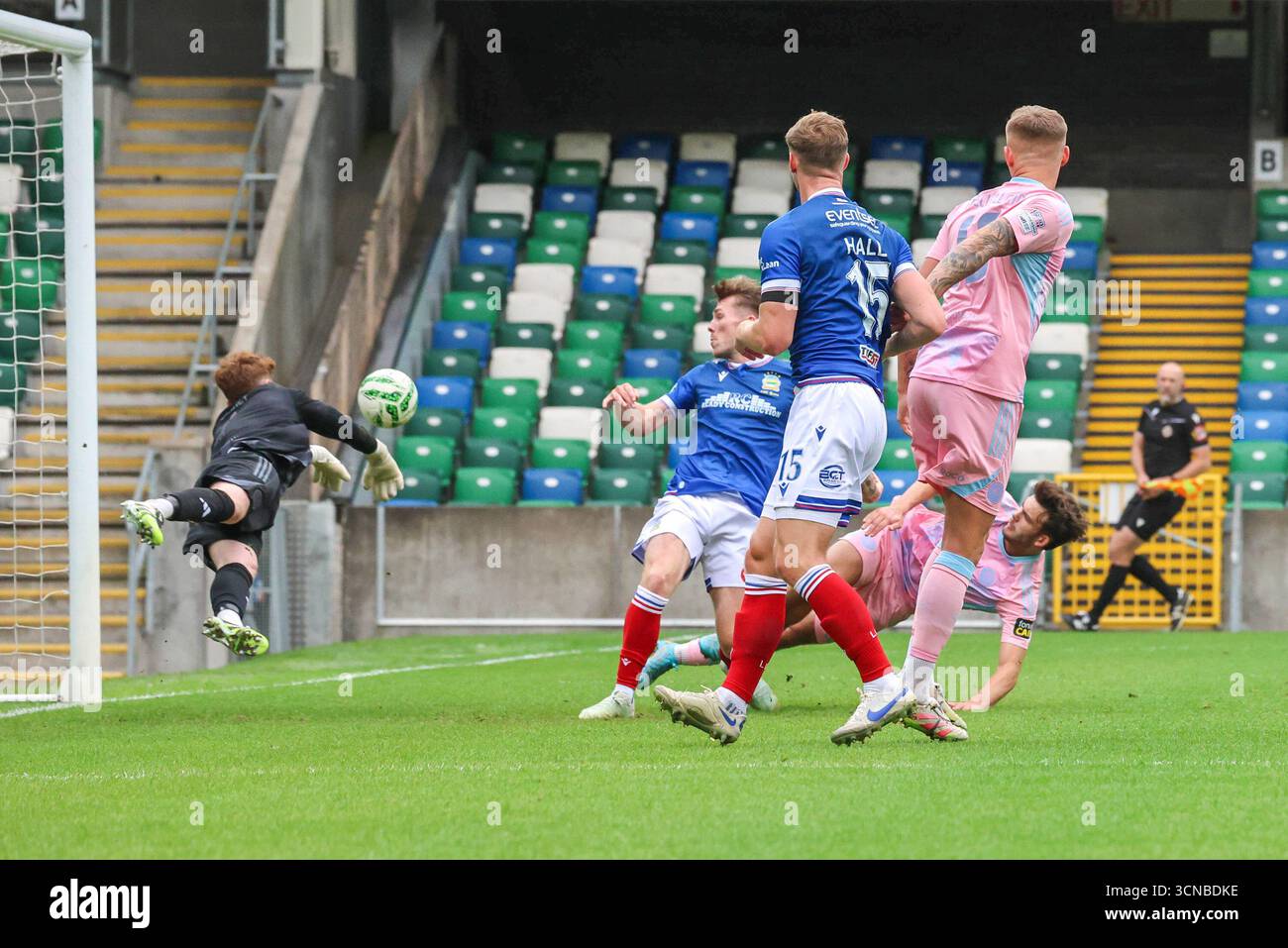 Windsor Park, Belfast, Northern Ireland, UK. 20 Sep 2025. Sports Direct ...